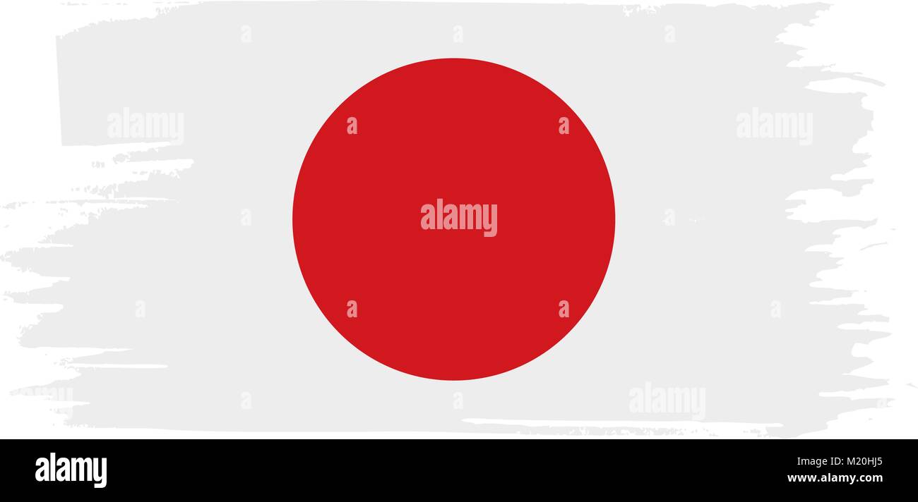 Japan flag, vector illustration Stock Vector Image & Art - Alamy