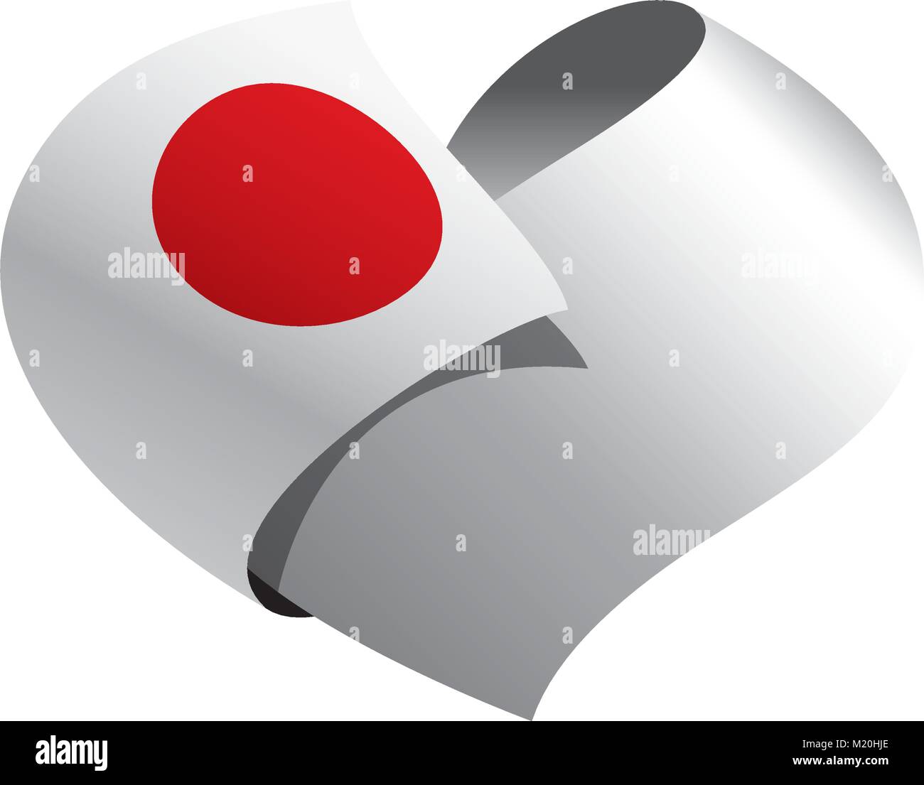 Japan flag, vector illustration Stock Vector Image & Art - Alamy