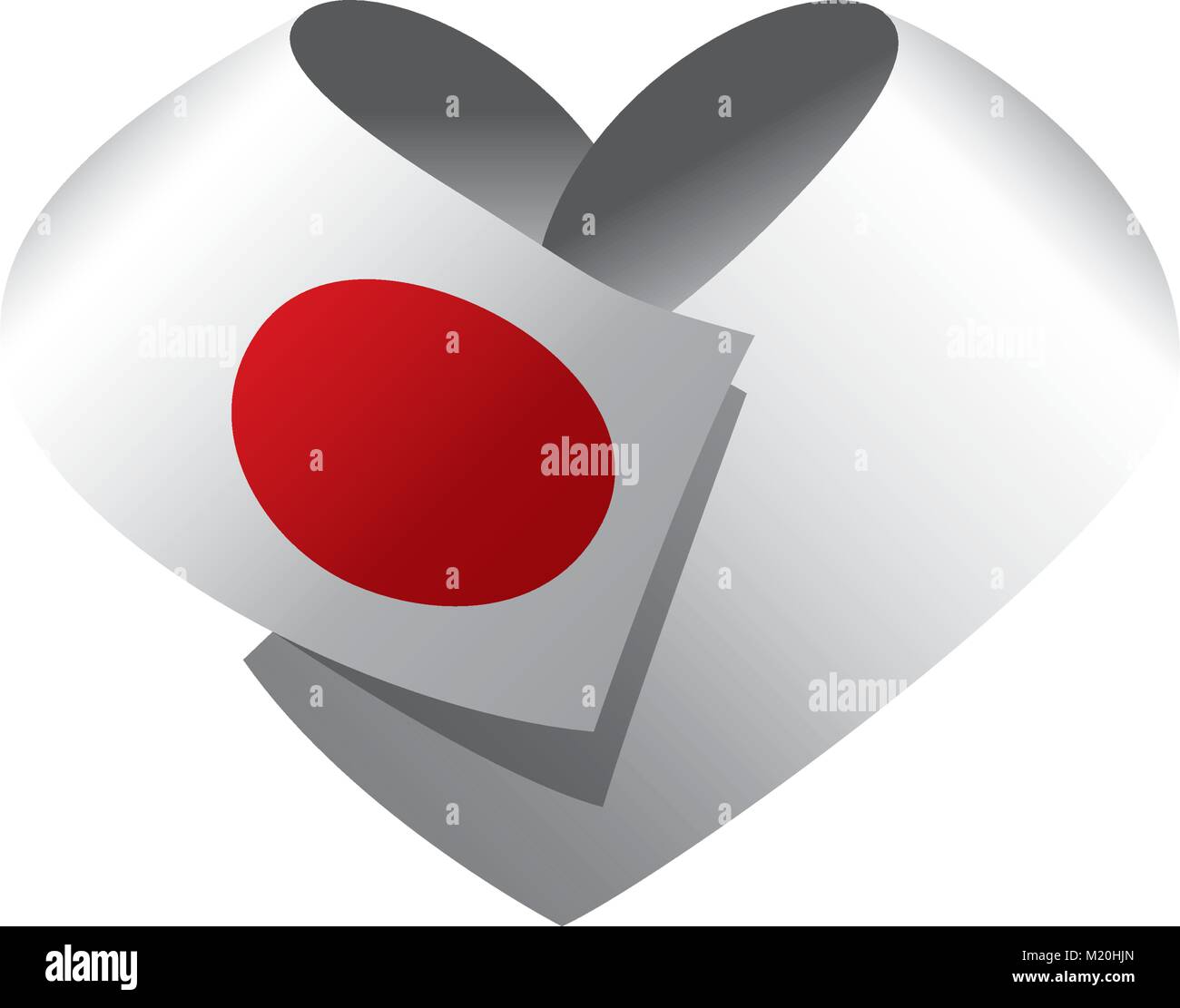 Japan flag, vector illustration Stock Vector Image & Art - Alamy