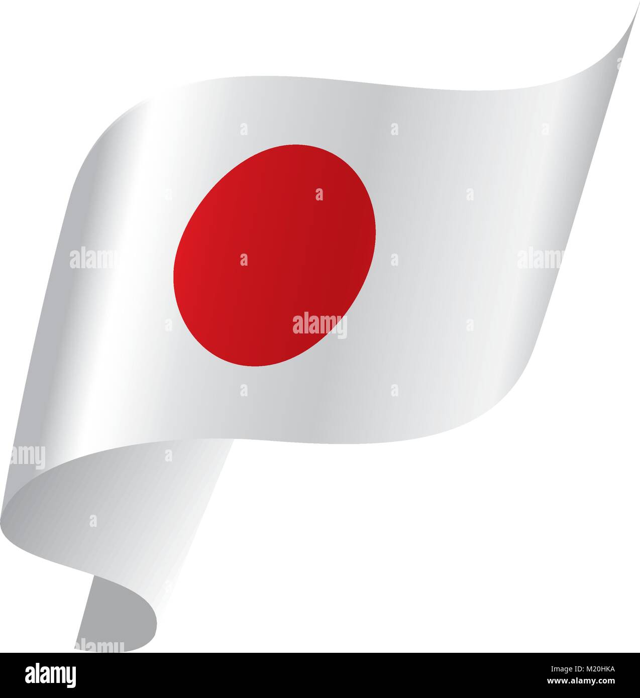 Japan flag, vector illustration Stock Vector Image & Art - Alamy