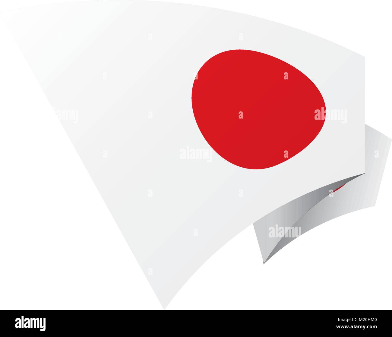 Japan flag, vector illustration Stock Vector Image & Art - Alamy
