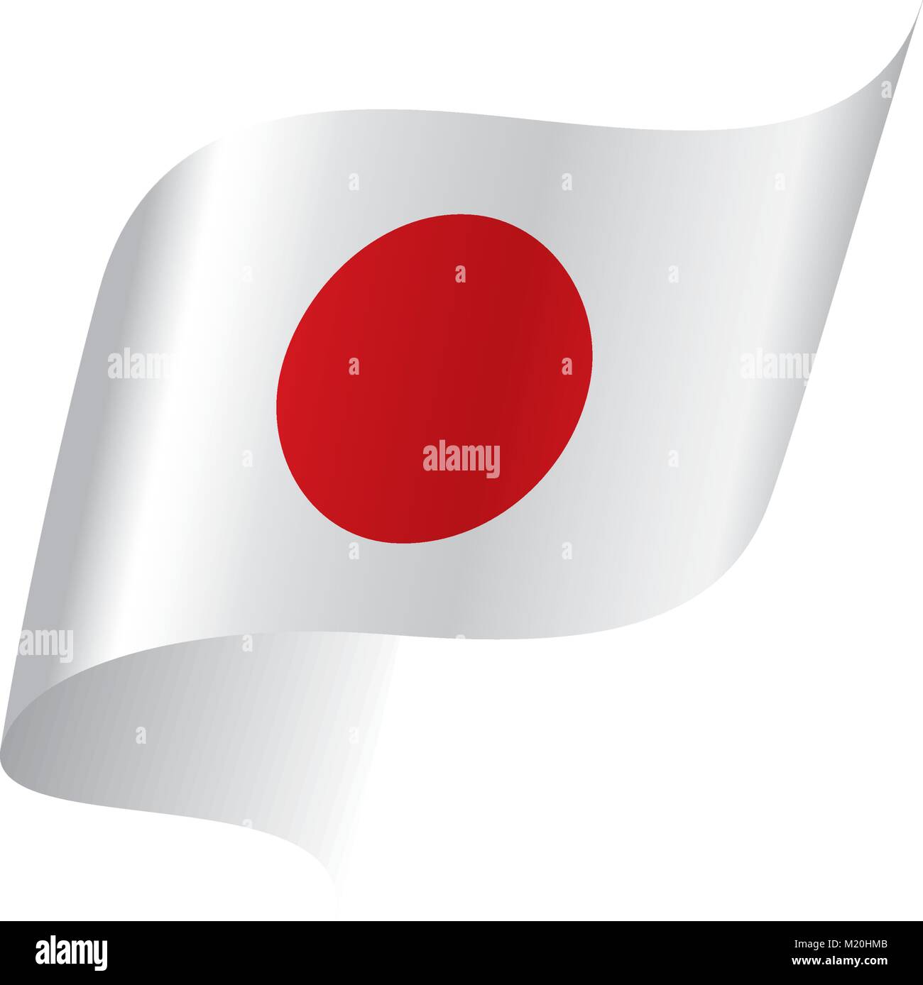 Japan flag, vector illustration Stock Vector Image & Art - Alamy