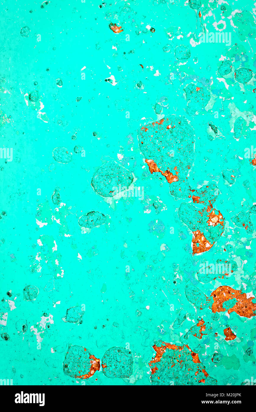 Blue green texture concrete Stock Photo - Alamy