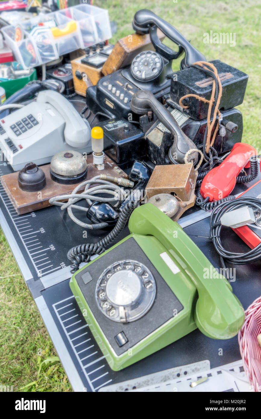 Old phones hi-res stock photography and images - Alamy