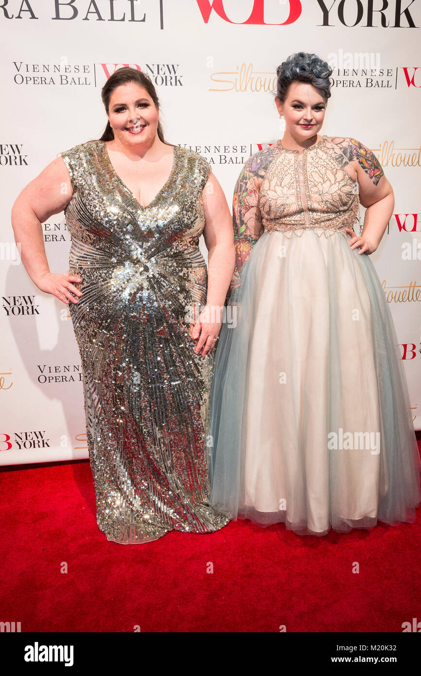 New York, United States. 02nd Feb, 2018. Angela Meade and Loryn ...