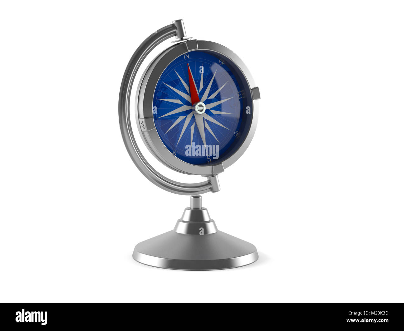 Globe with compass isolated on white background NASA Source map: https ...