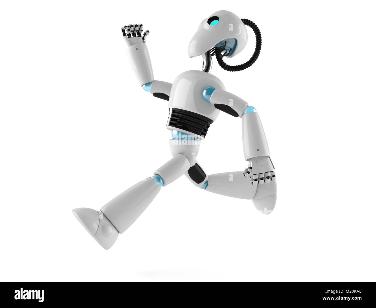 Android isolated on white background Stock Photo - Alamy