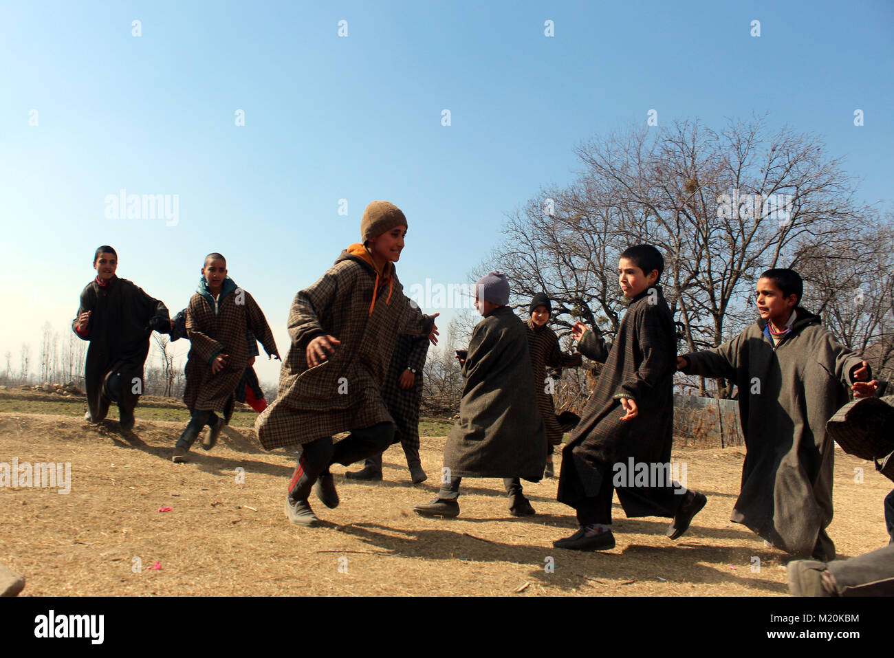 Children playing tag school hi-res stock photography and images - Alamy