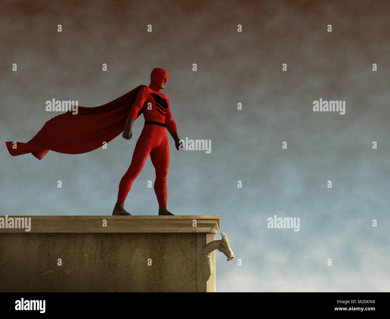 Red masked character hi-res stock photography and images - Alamy