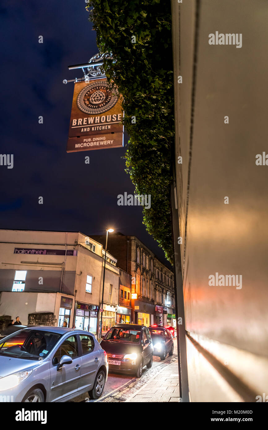 Brewhouse and Kitchen, Cotham Hill off Whiteladies Road, Bristol, UK ...