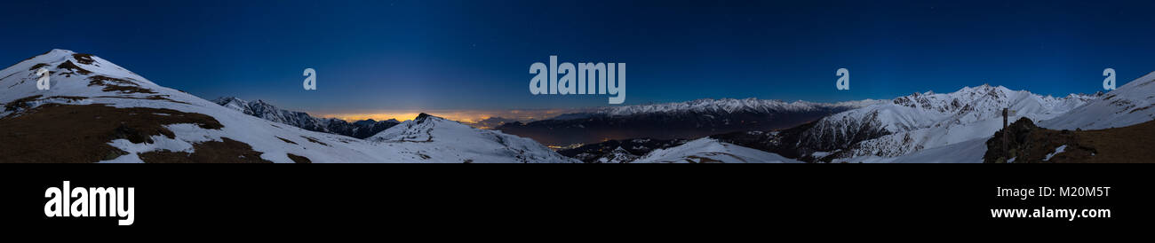 360 degree night sky hi-res stock photography and images - Alamy