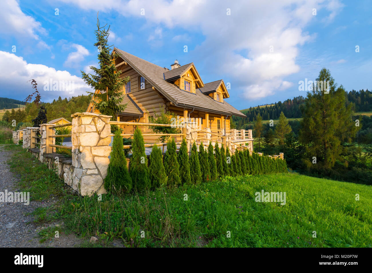 Traditional Polish House Wooden High Resolution Stock Photography and ...