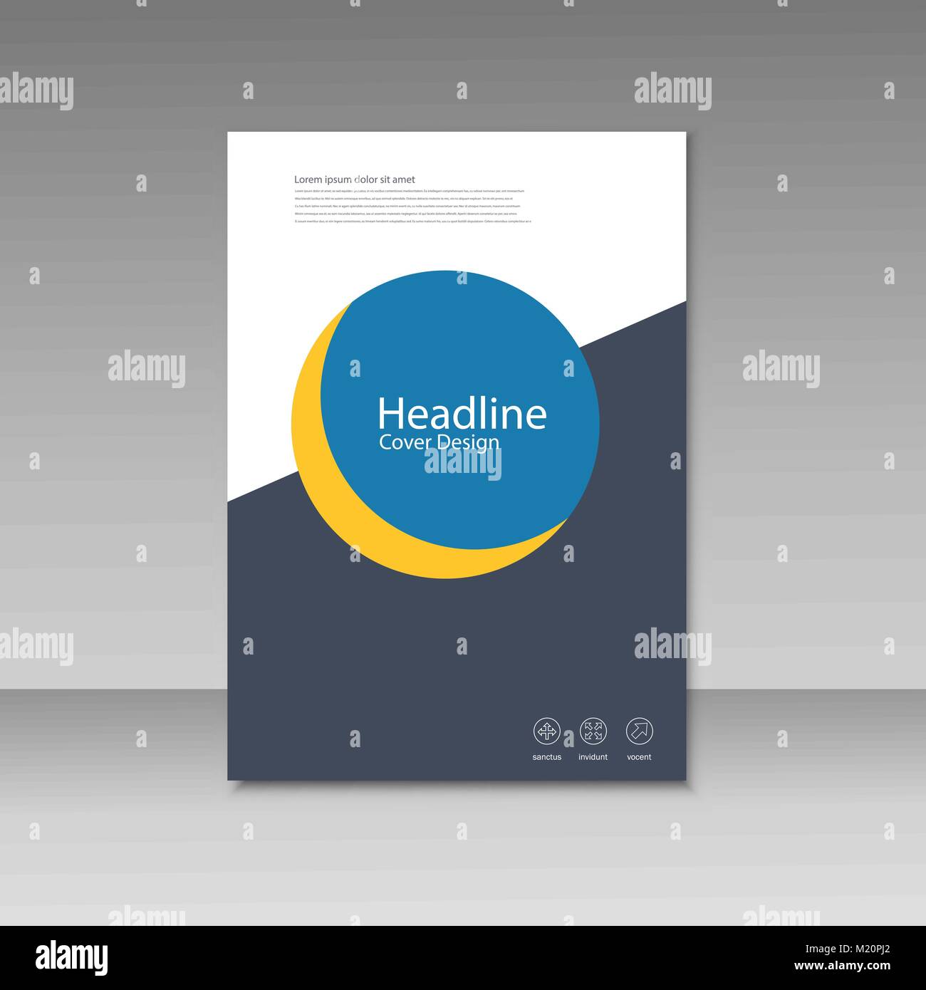 Book front back cover Stock Vector Images - Alamy