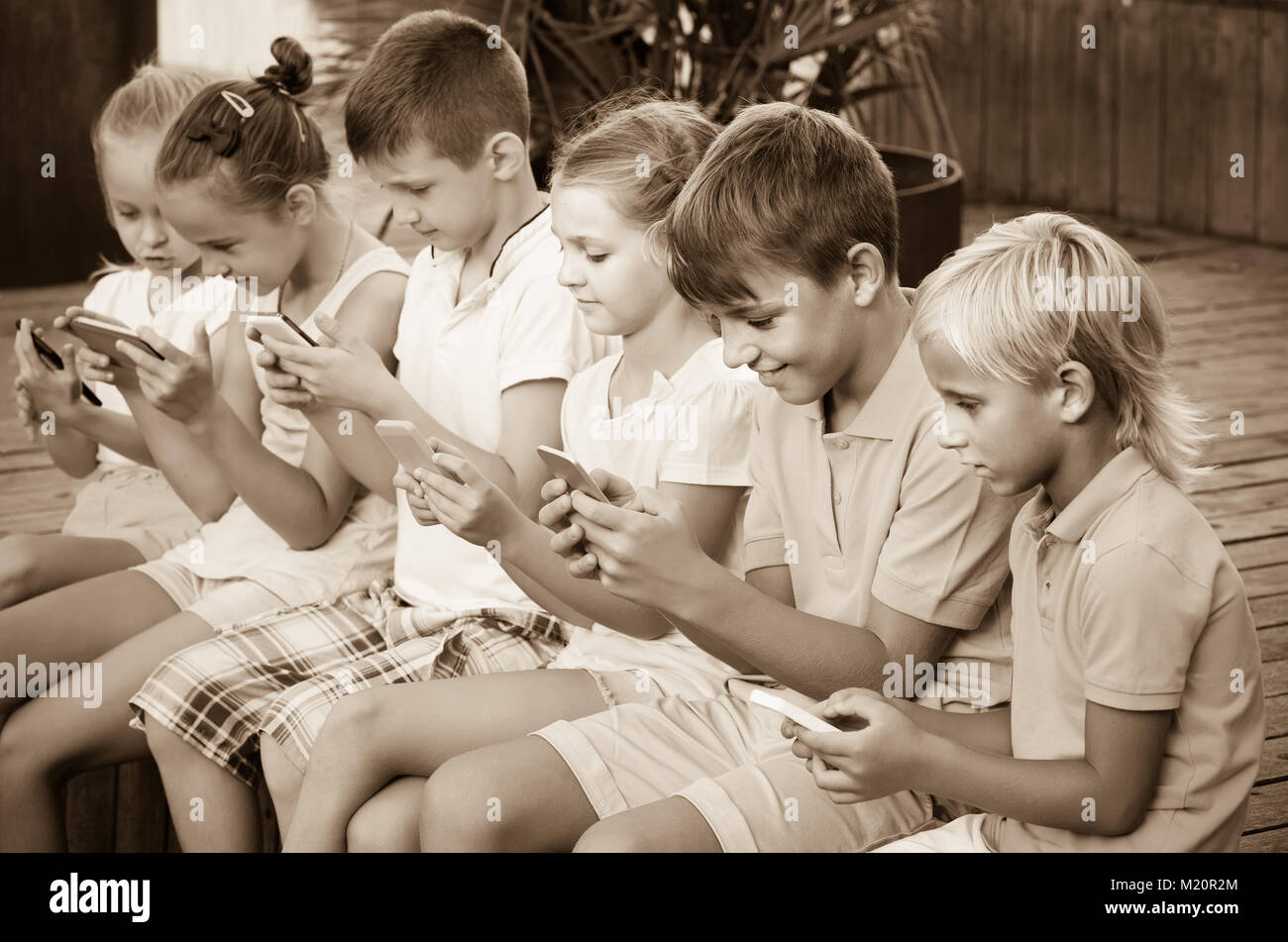 Russian children sitting together hi-res stock photography and images ...