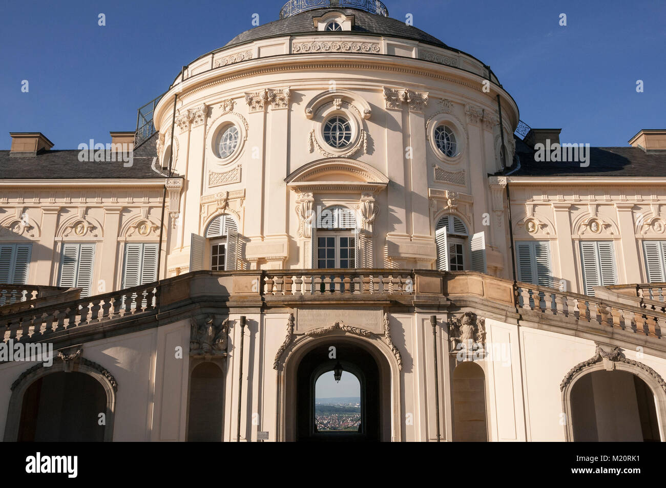 Schloss Solitude, Stuttgart, Baden-Württemberg, Deutschland, Europa ...