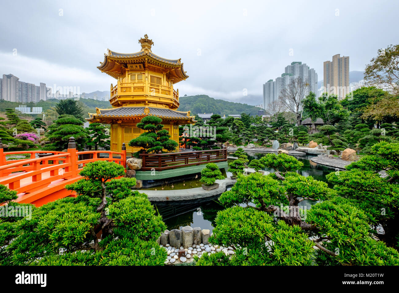 Pagoda style Chinese architecture Perfection in Nan Lian Garden, Hong ...