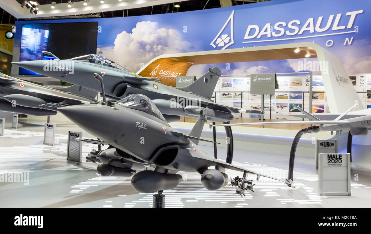 PARIS-LE BOURGET - JUN 18, 2015: Mock-up planes at a stand of the ...