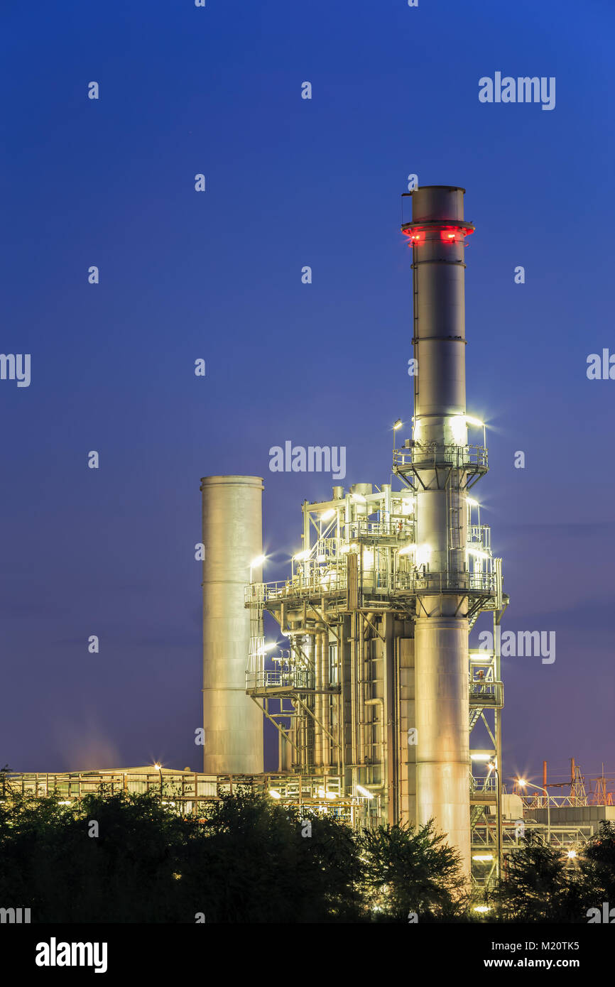 Natural gas turbine electric power plant support factory in AMATA ...