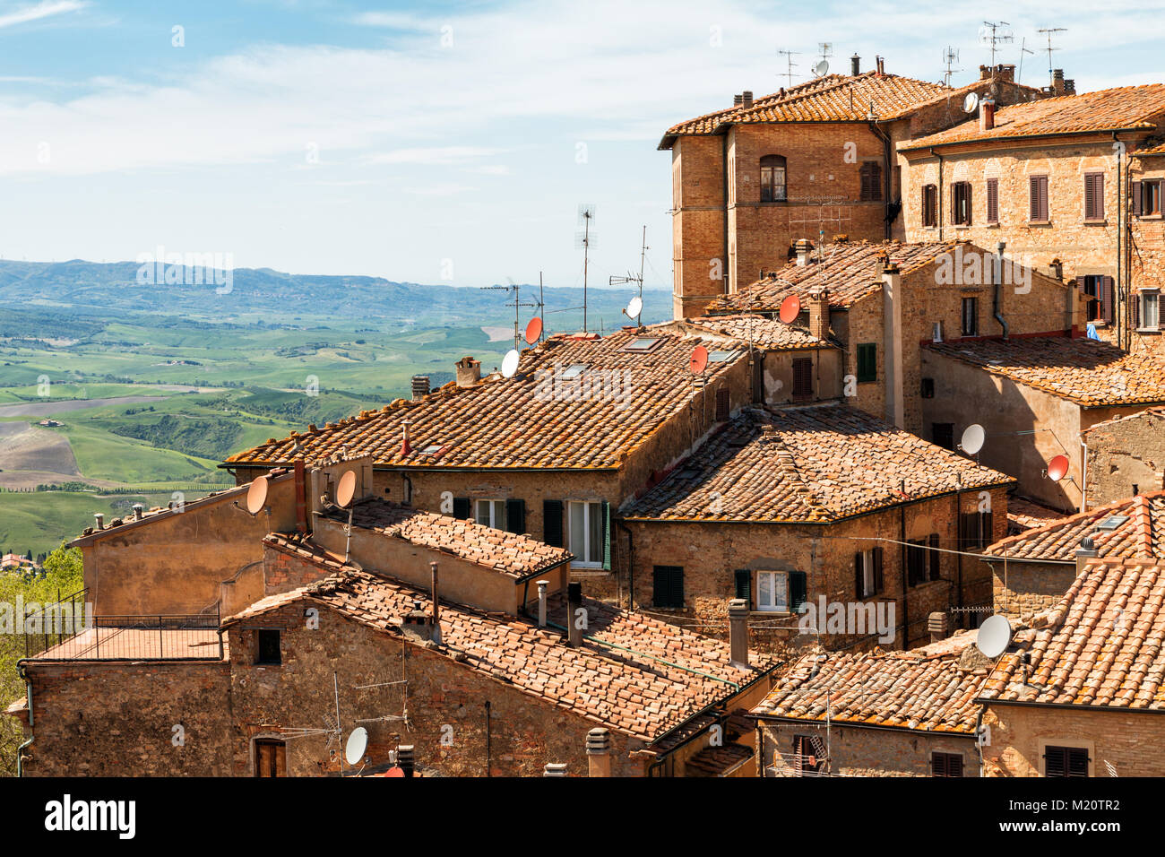 Volterra beautiful and cozy medieval town in Tuscany, Italy, Europe ...