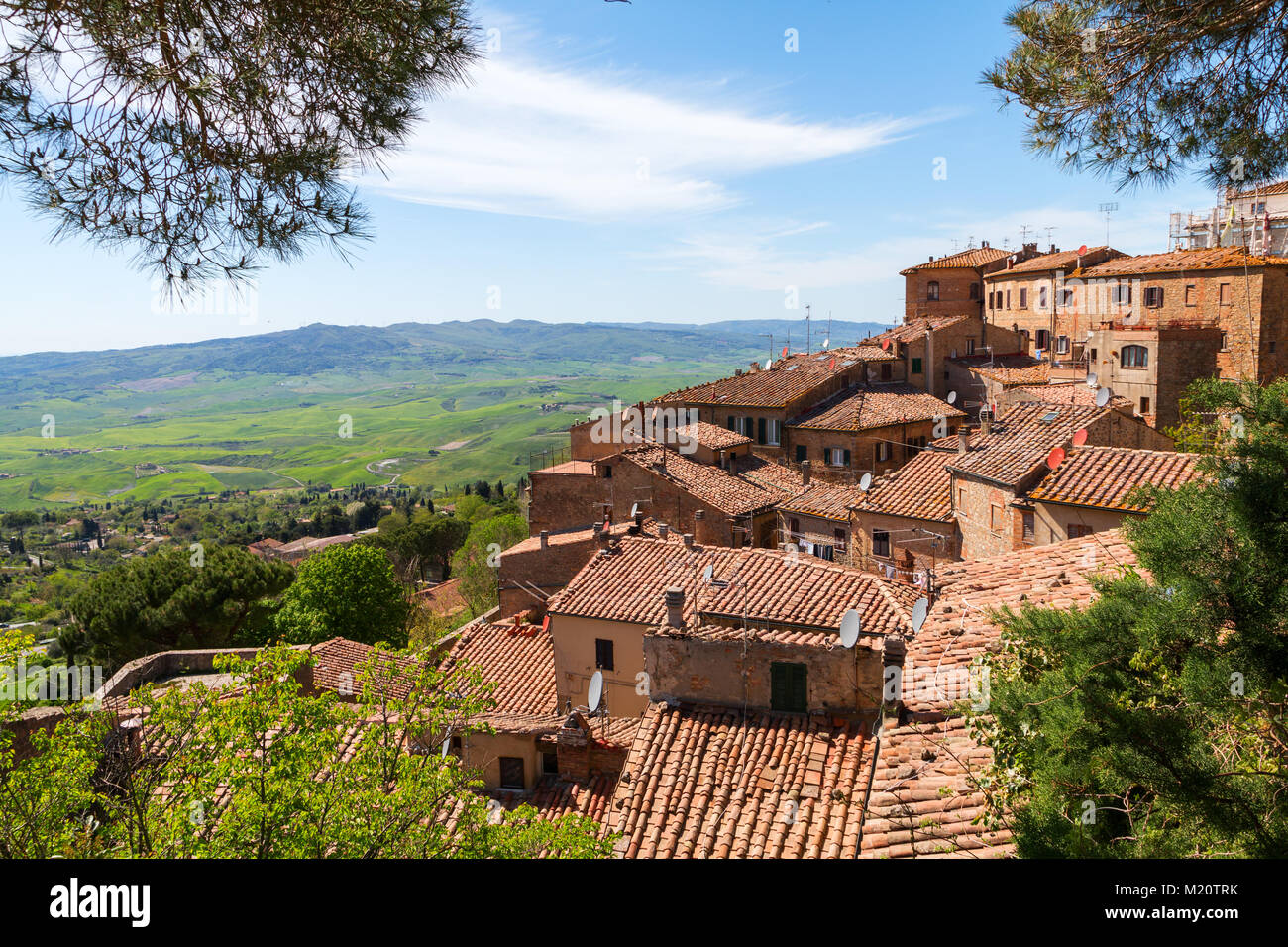 Volterra beautiful and cozy medieval town in Tuscany, Italy, Europe ...
