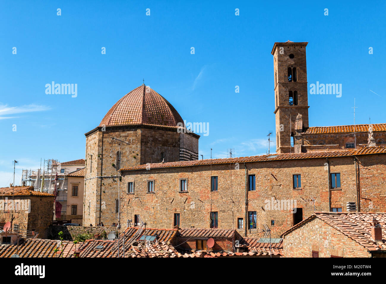Volterra beautiful and cozy medieval town in Tuscany, Italy, Europe ...