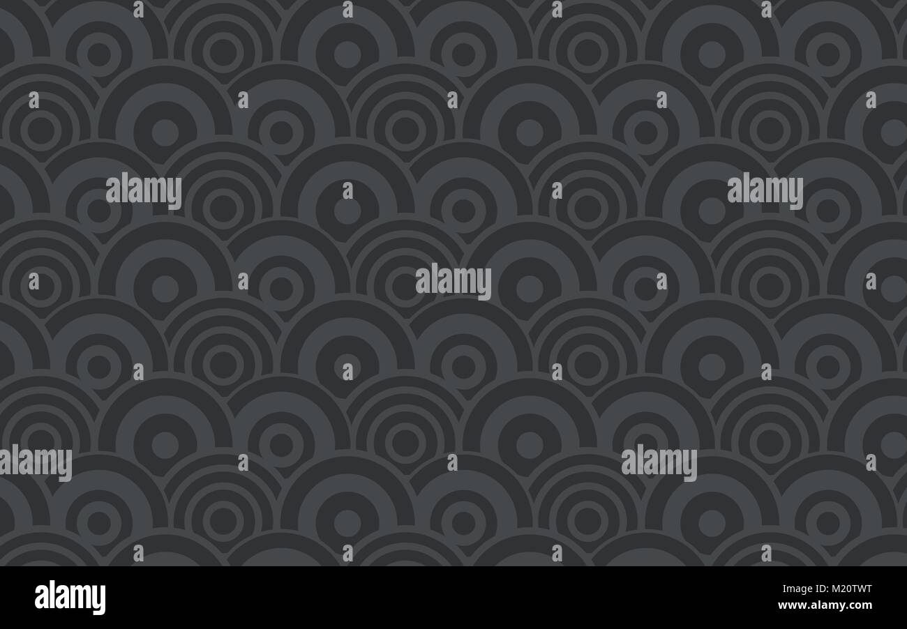 Monochrome Japanese Pattern Stock Vector Image & Art - Alamy