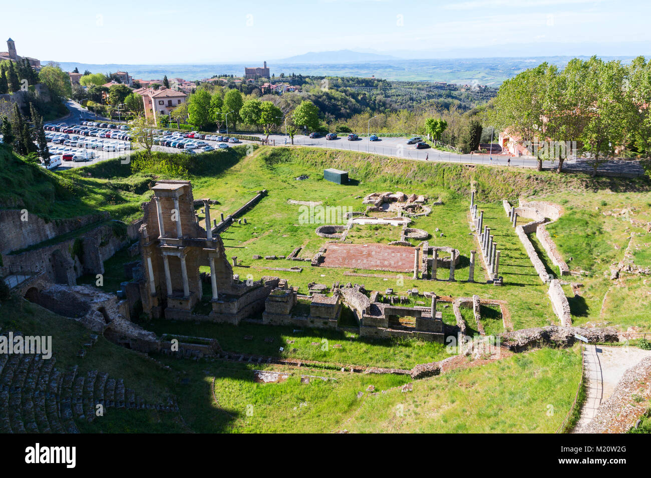 Volterra beautiful and cozy medieval town and roman theater ruins in ...