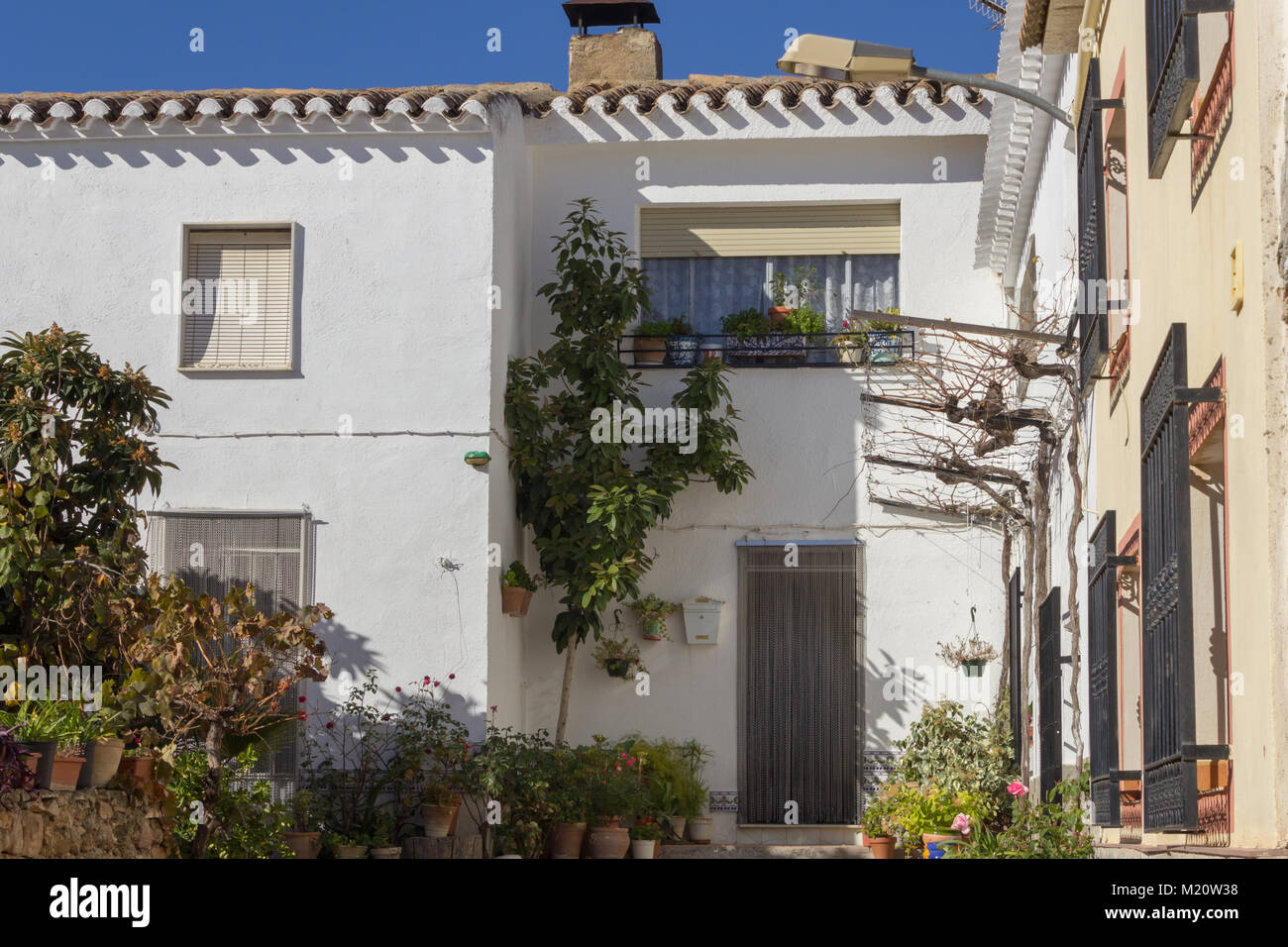 Typical small spanish town hi-res stock photography and images - Alamy