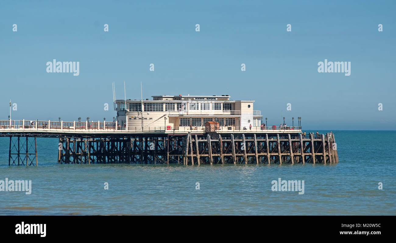 Worthing Pier, Front, Sussex, England Stock Photo - Alamy