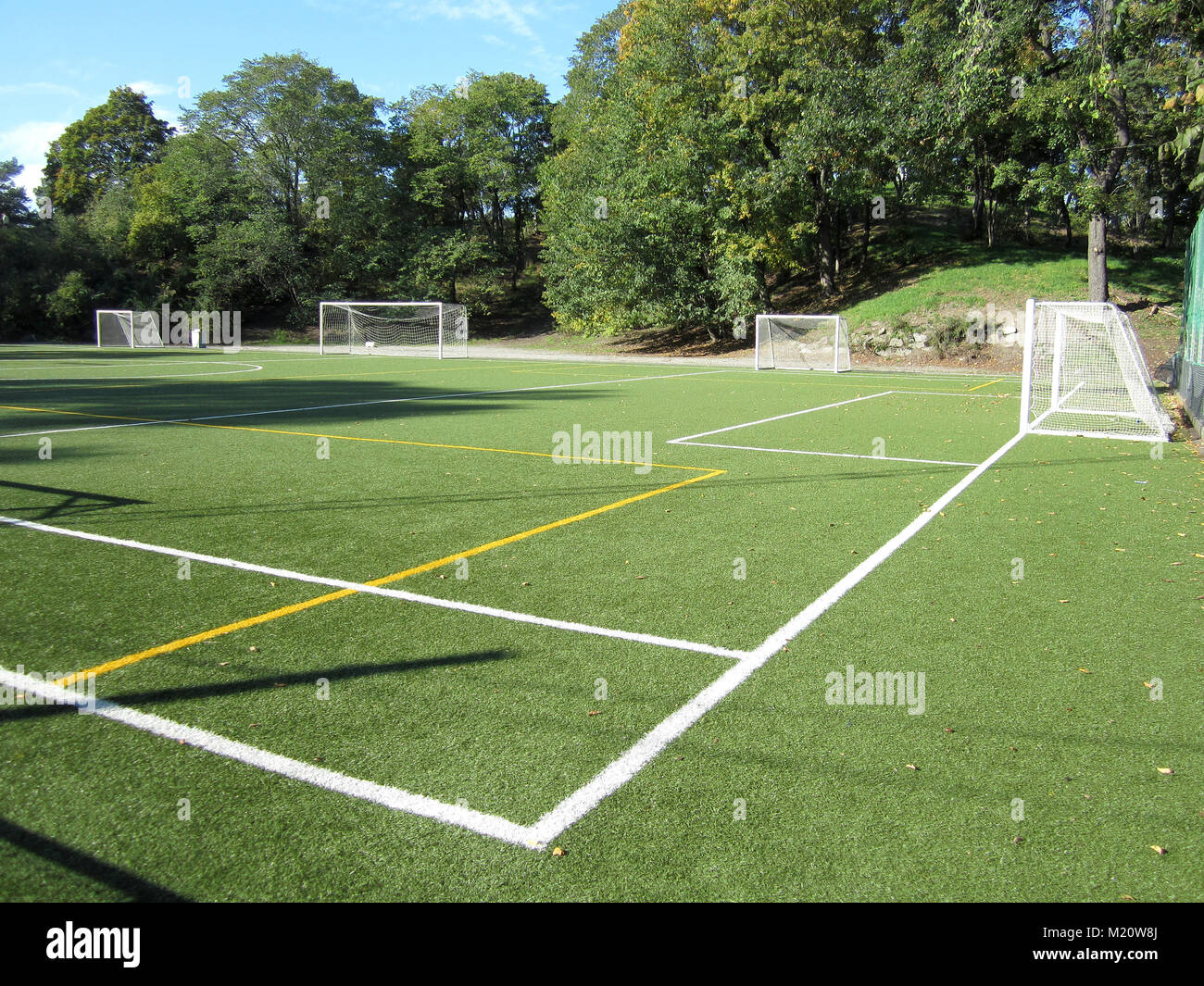 Soccer field in Stockholm, Sweden Stock Photo - Alamy