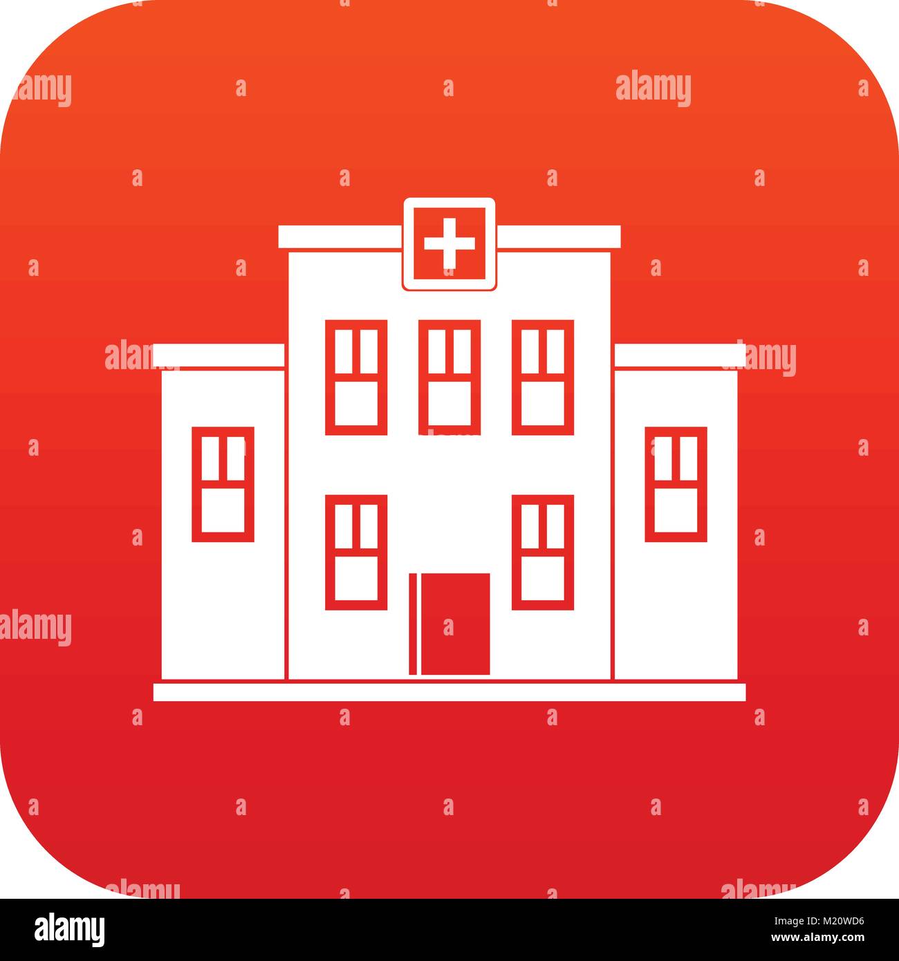 Hospital door red cross hi-res stock photography and images - Alamy