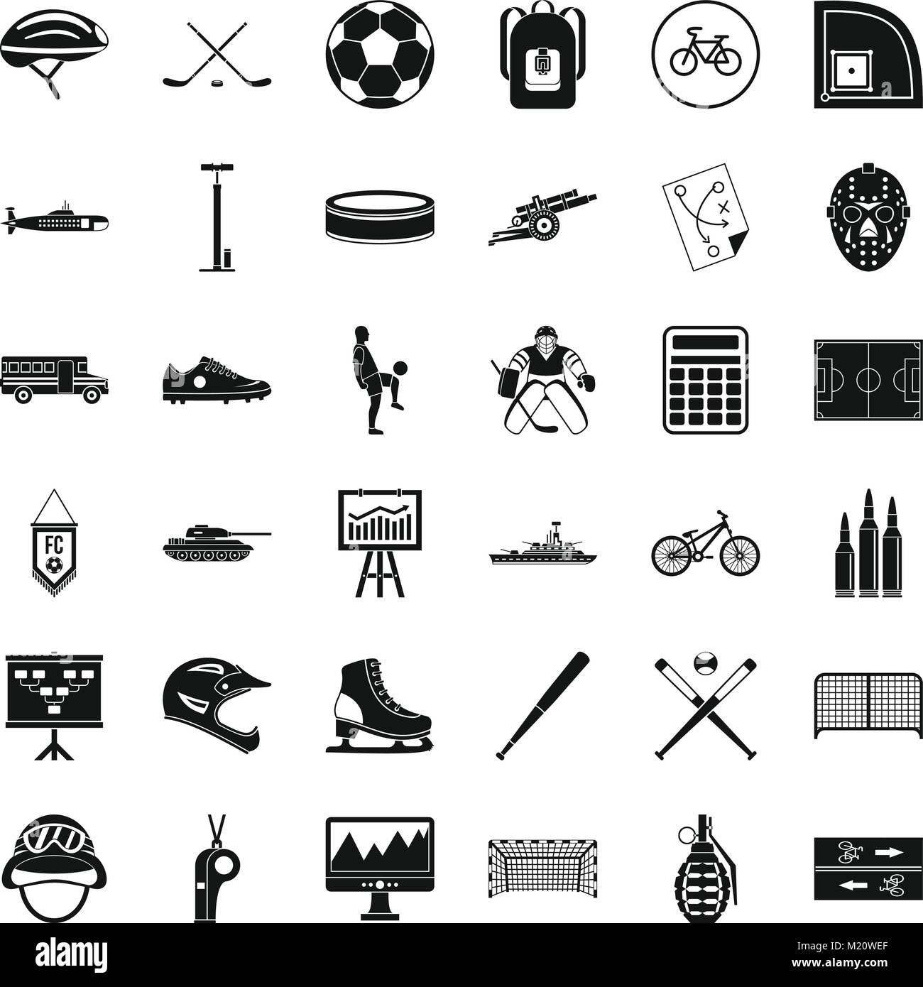 Totality icons set, simple style Stock Vector Image & Art - Alamy