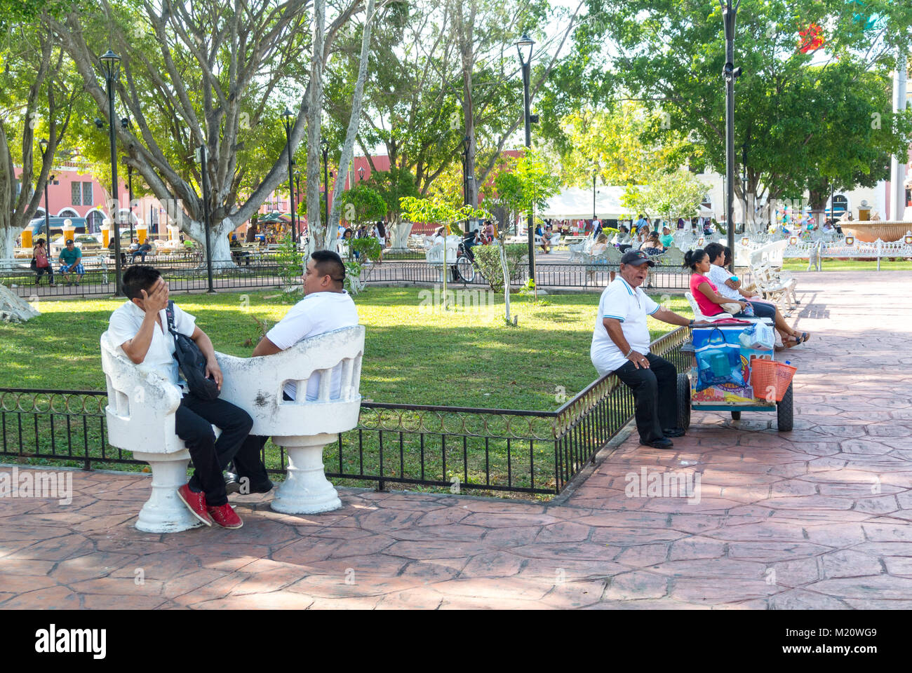 Valladolid, Yucatan, Mexico, Parque Principal Francisco Cantón Rosado ...