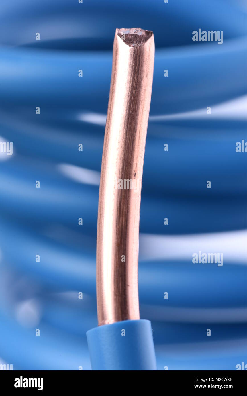 Electrical Copper Wire Stock Photo - Alamy