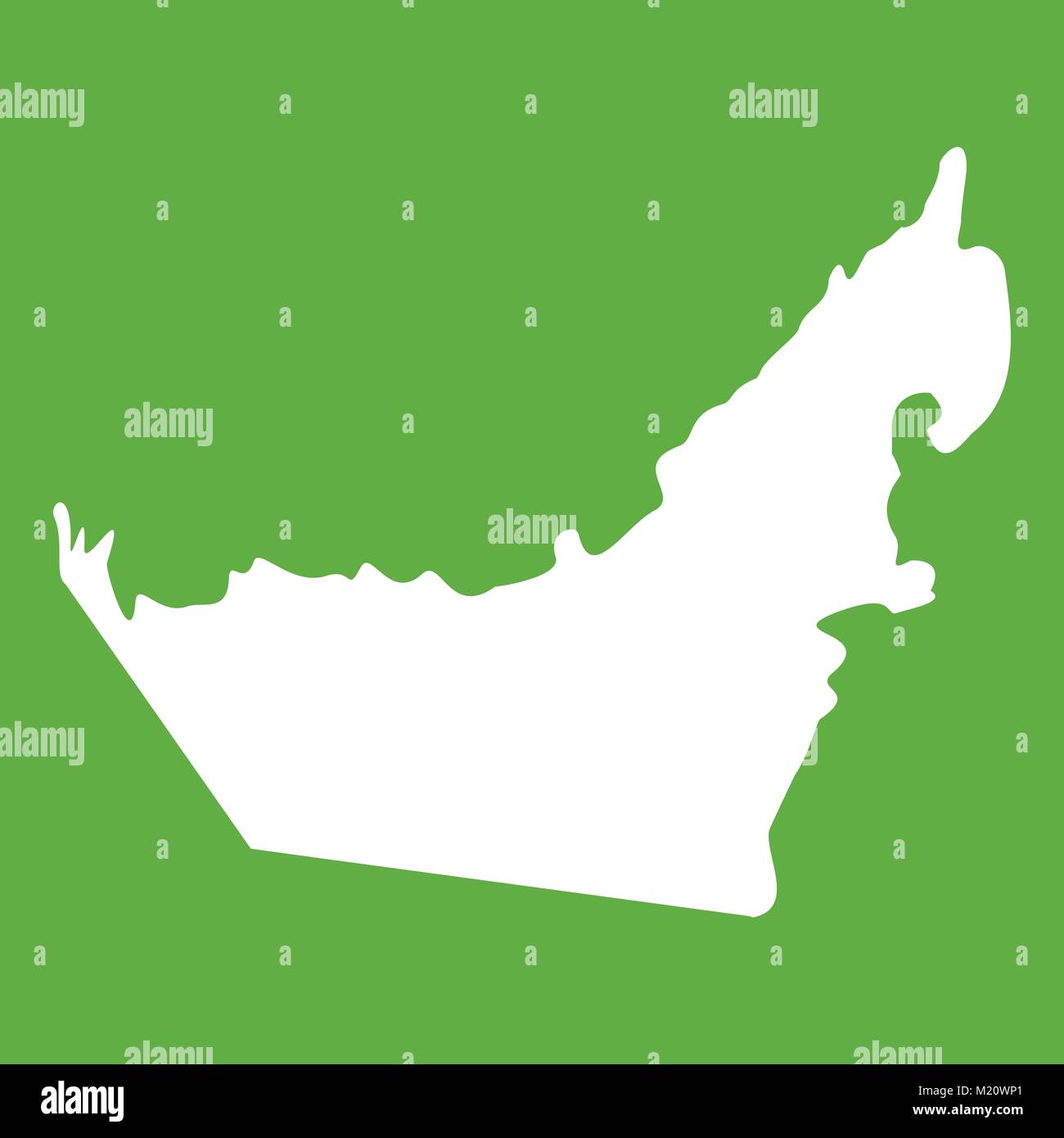 United Arab Emirates map icon green Stock Vector Image & Art - Alamy