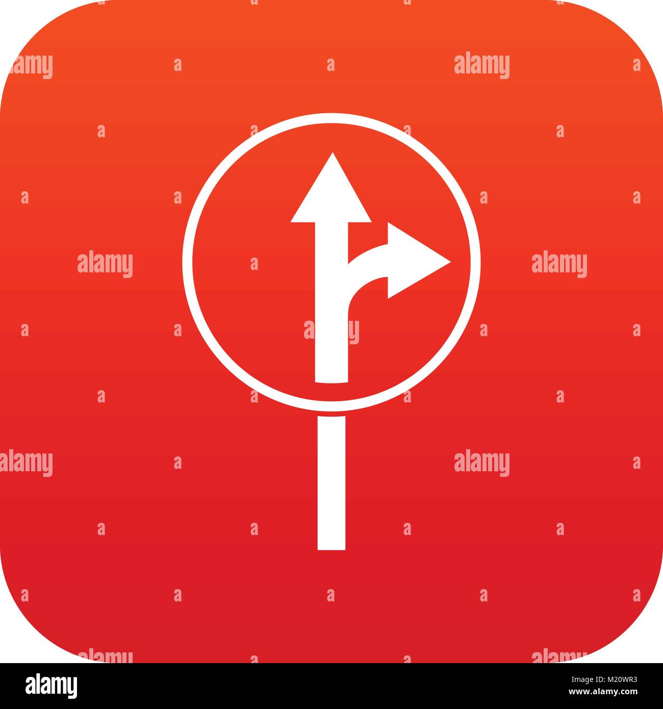 Motorway ahead sign Stock Vector Images - Alamy