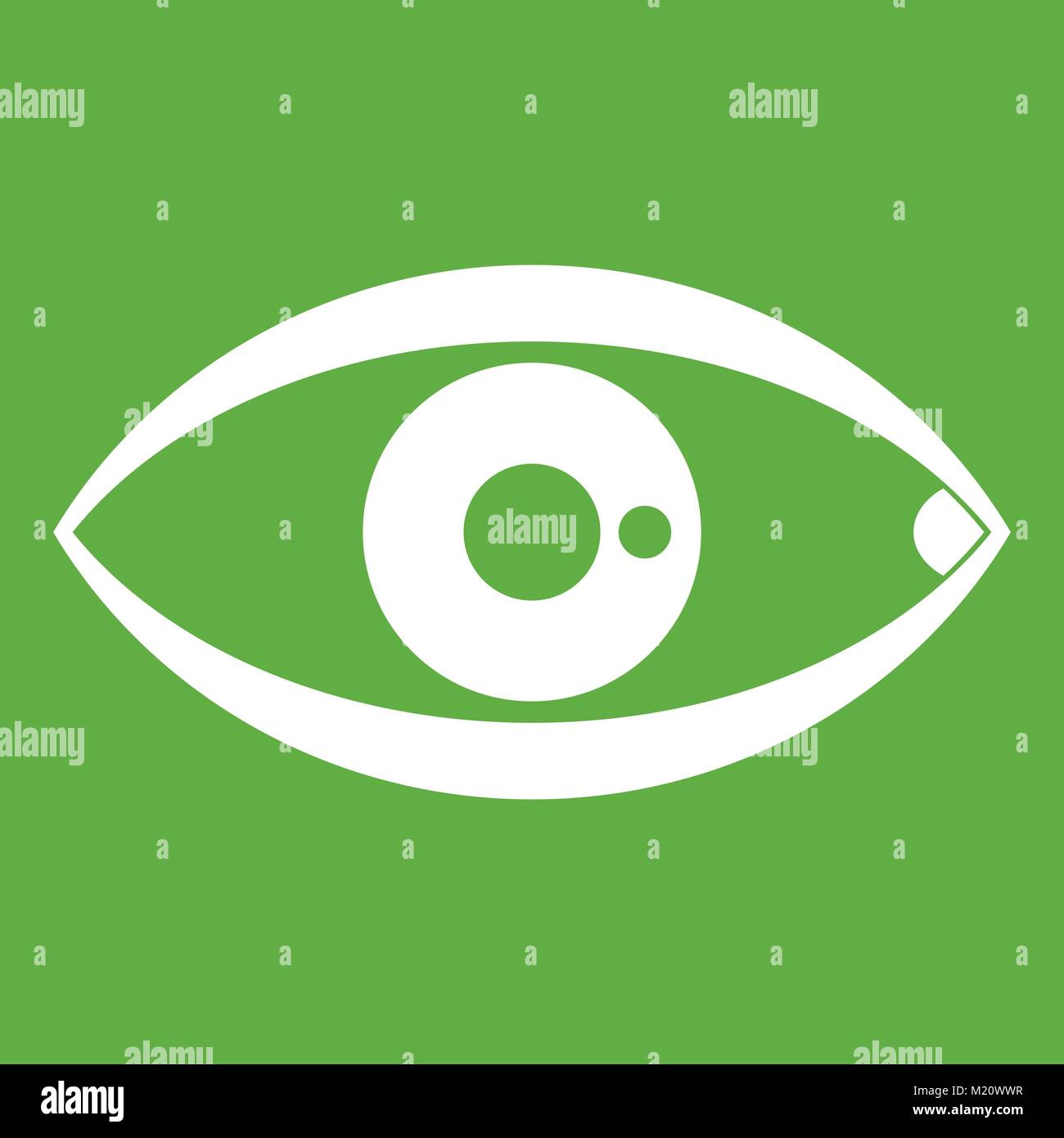 Human eye icon green Stock Vector Image & Art - Alamy