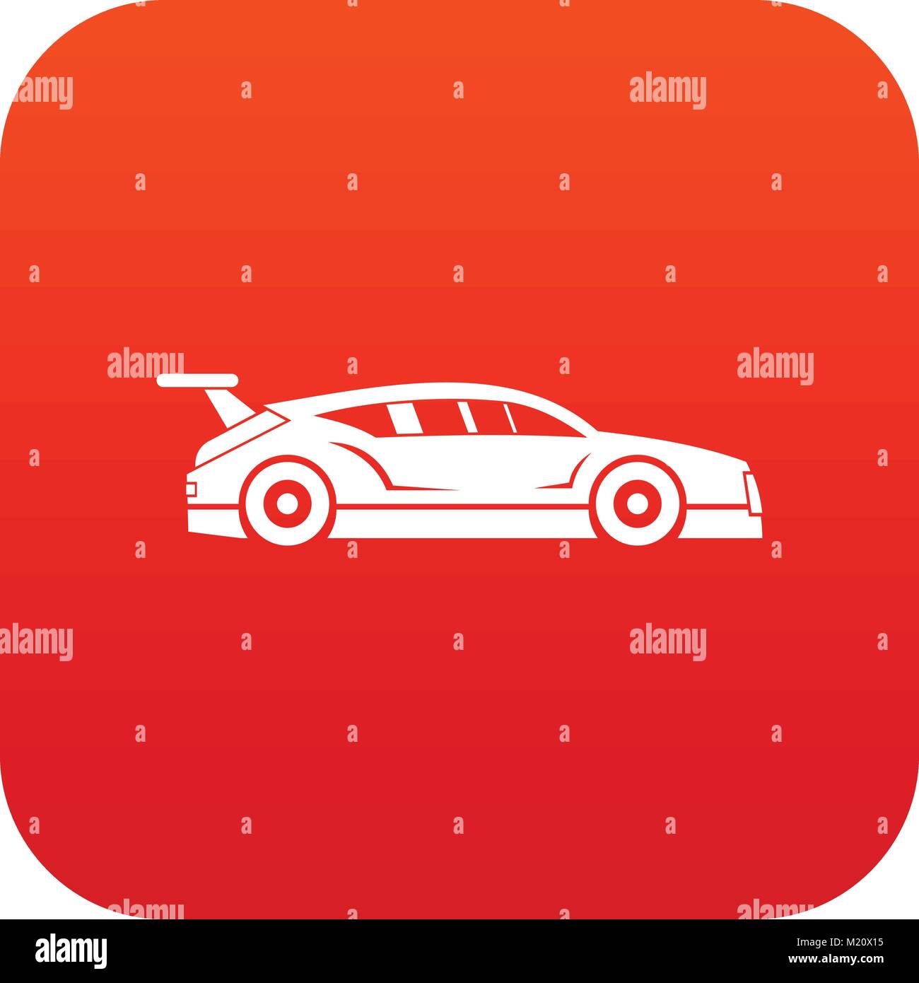 Rally racing car icon digital red Stock Vector Image & Art - Alamy