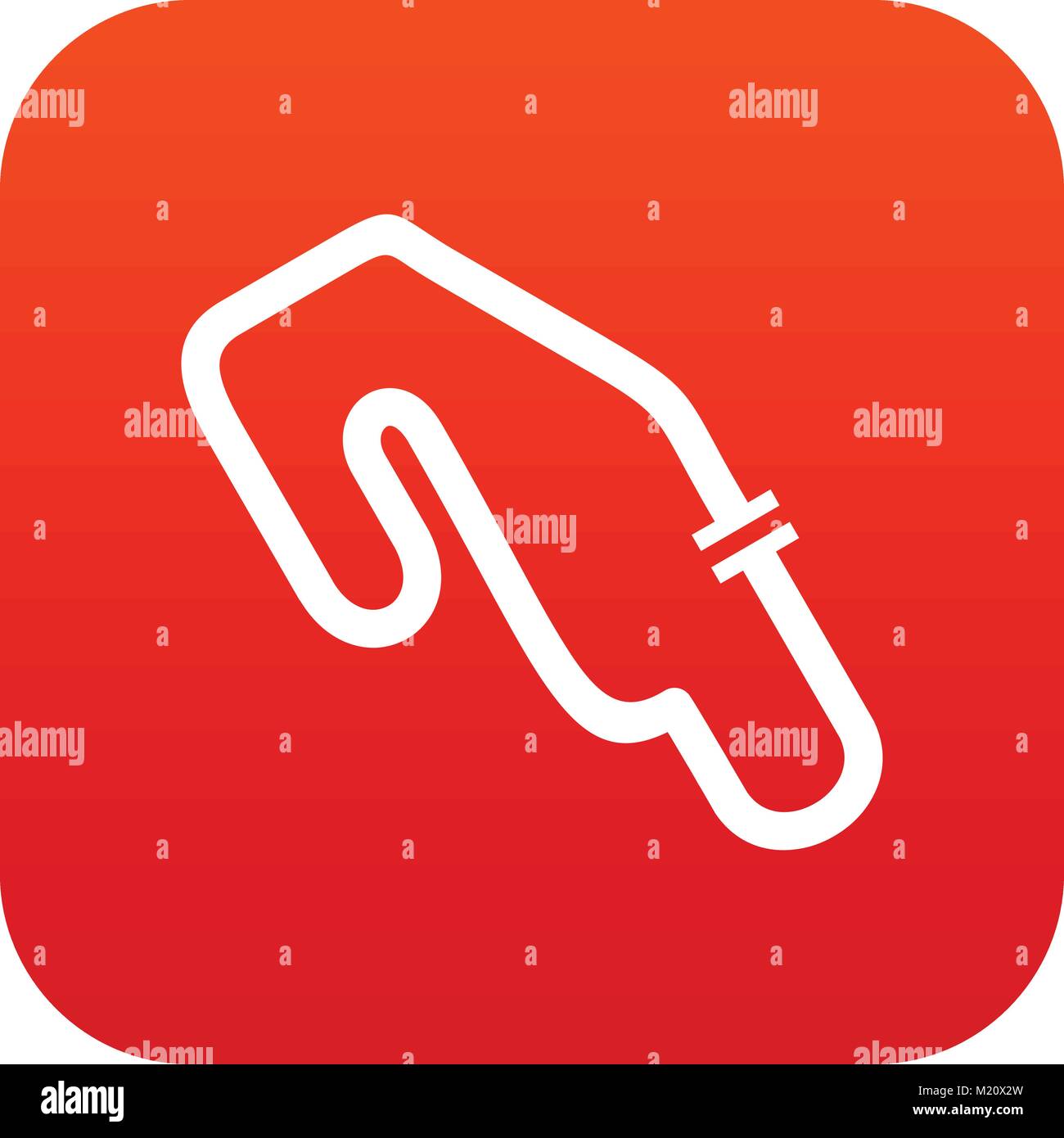 Race circuit icon digital red Stock Vector Image & Art - Alamy