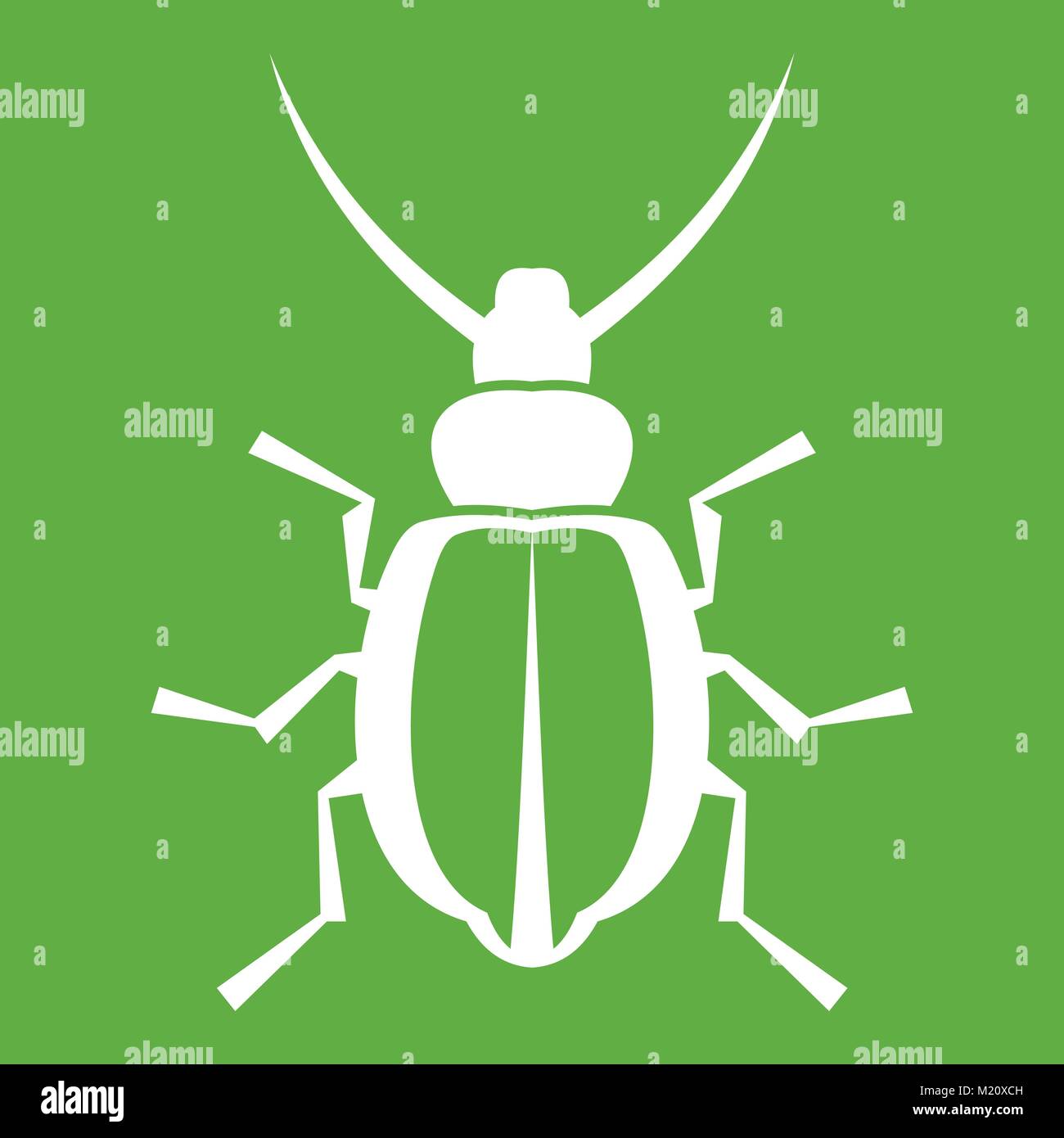 Beetle icon green Stock Vector Image & Art - Alamy