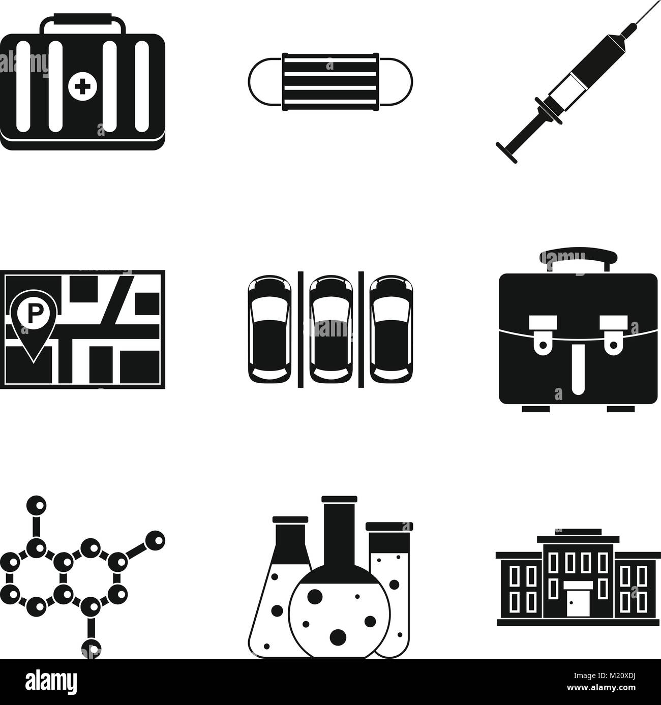 Therapeutic icons set, simple style Stock Vector Image & Art - Alamy