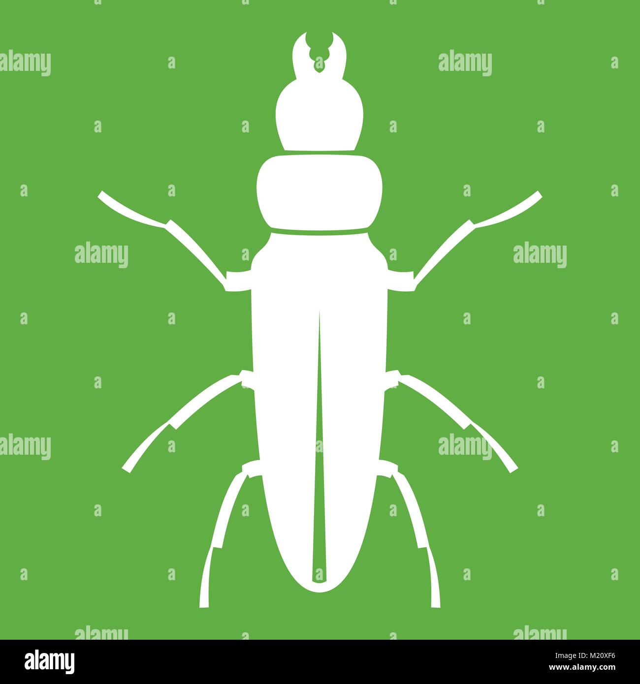 Beetle insect icon green Stock Vector Image & Art - Alamy