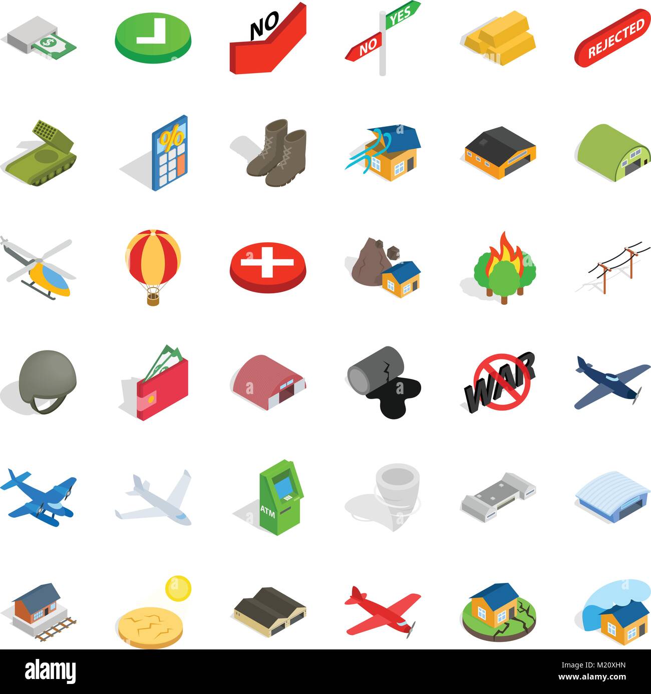 Military force icons set, isometric style Stock Vector Image & Art - Alamy