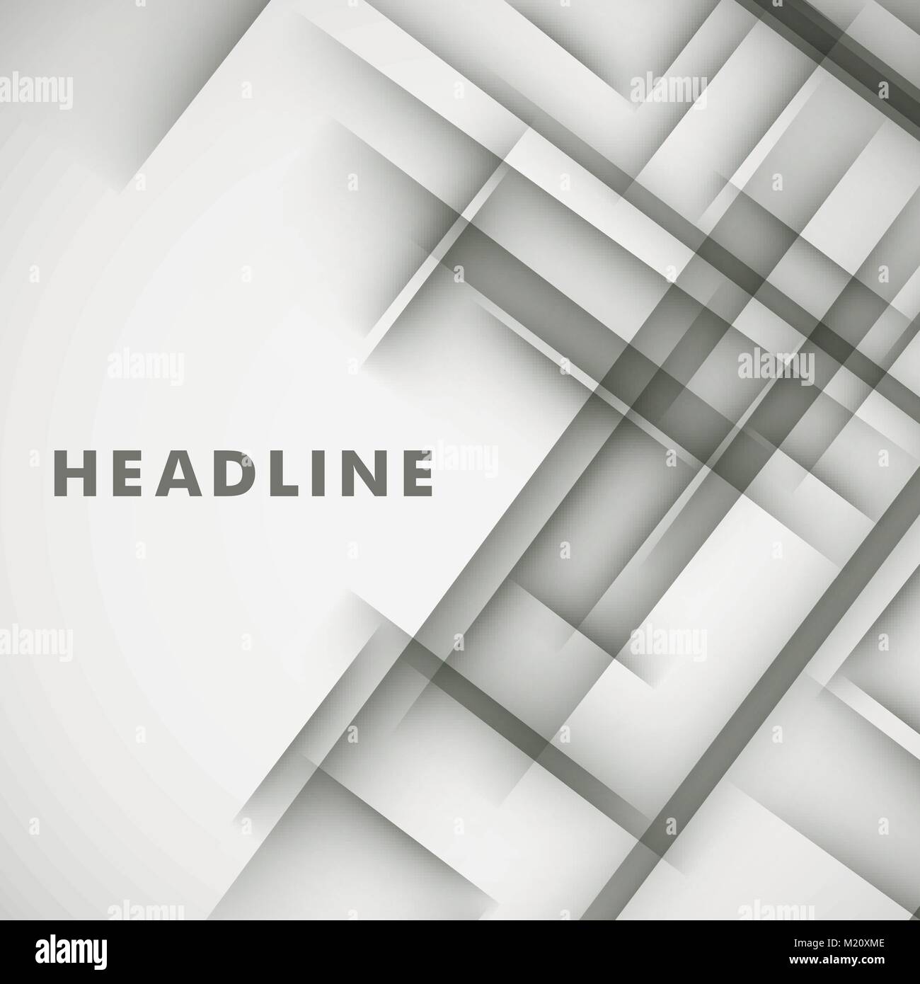 Simple light background of an abstract gray lines Stock Vector Image ...