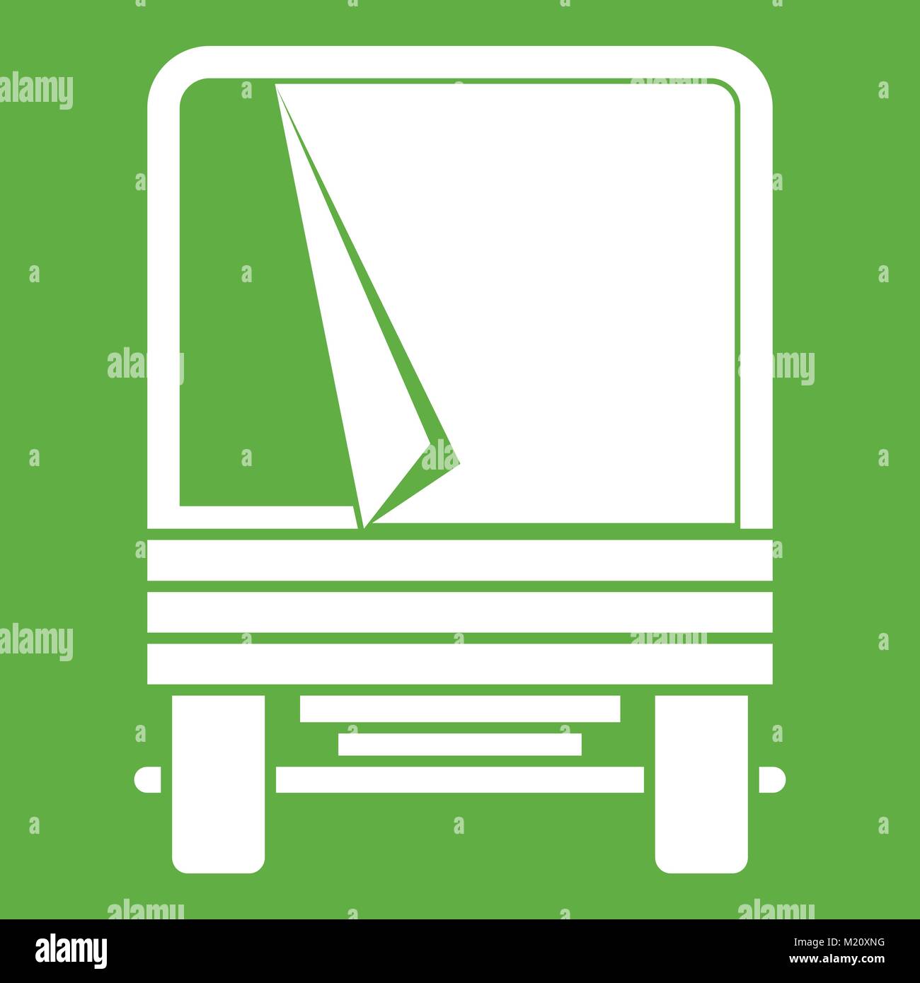 Truck icon green Stock Vector Image & Art - Alamy