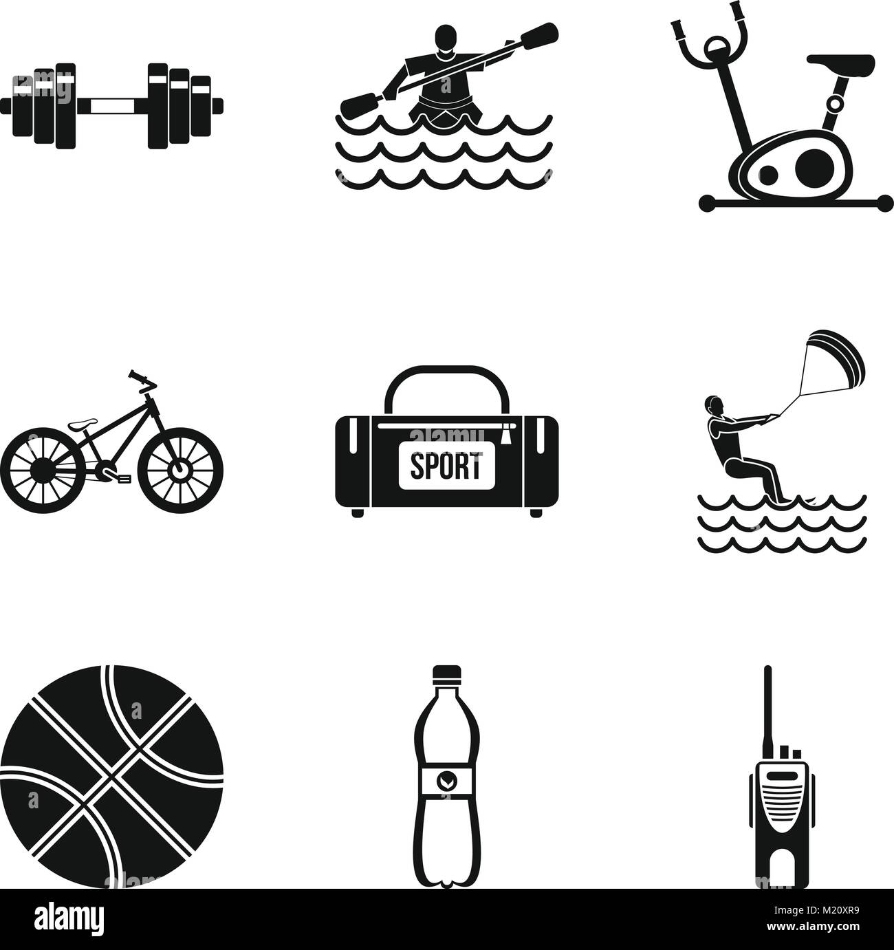 Male health icons set, simple style Stock Vector Image & Art - Alamy