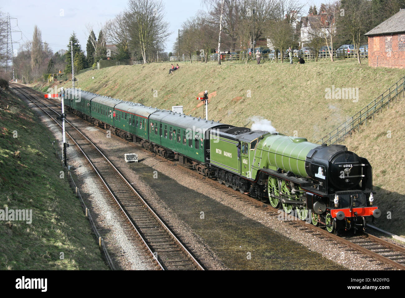 A1 Steam Locomotive Tornado at the Great Central Railway Heritage Steam ...