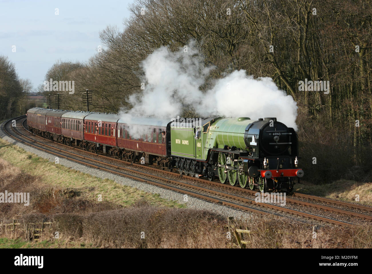 A1 Steam Locomotive Tornado at the Great Central Railway Heritage Steam ...