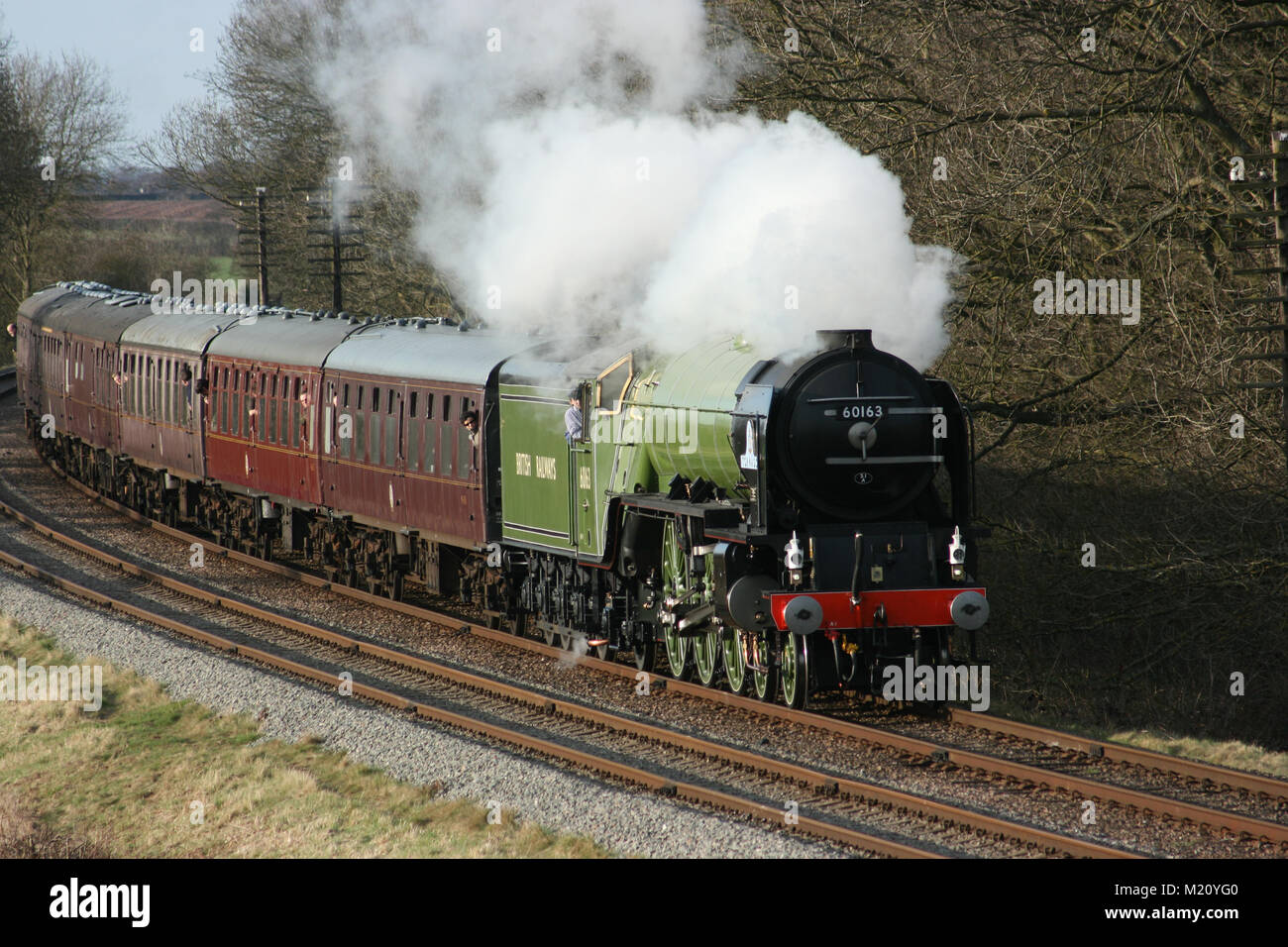 A1 Steam Locomotive Tornado at the Great Central Railway Heritage Steam ...