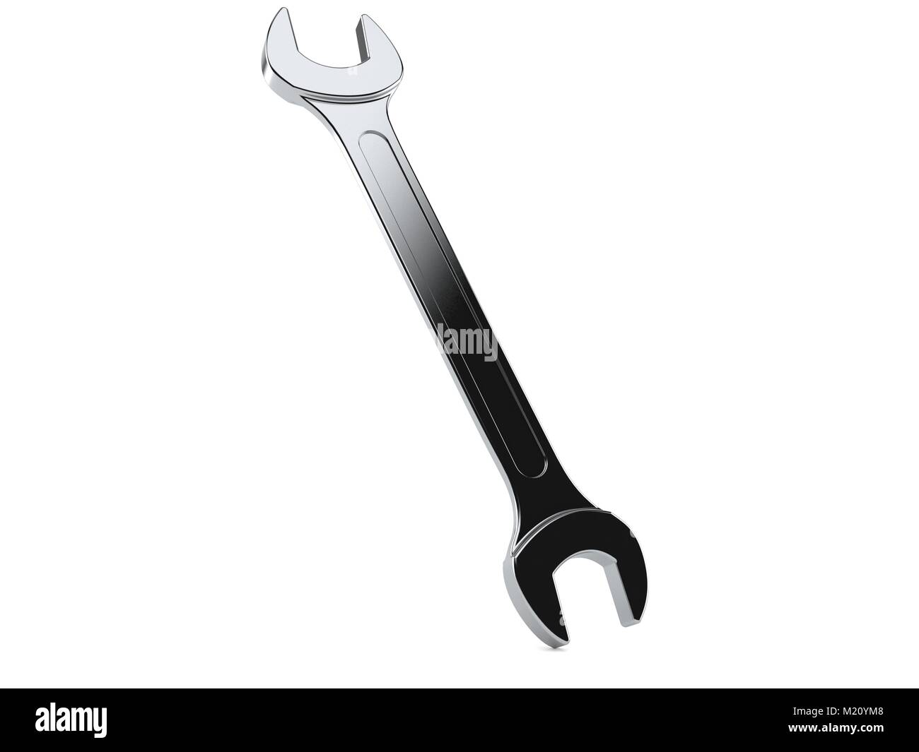 Wrench isolated on white background Stock Photo - Alamy